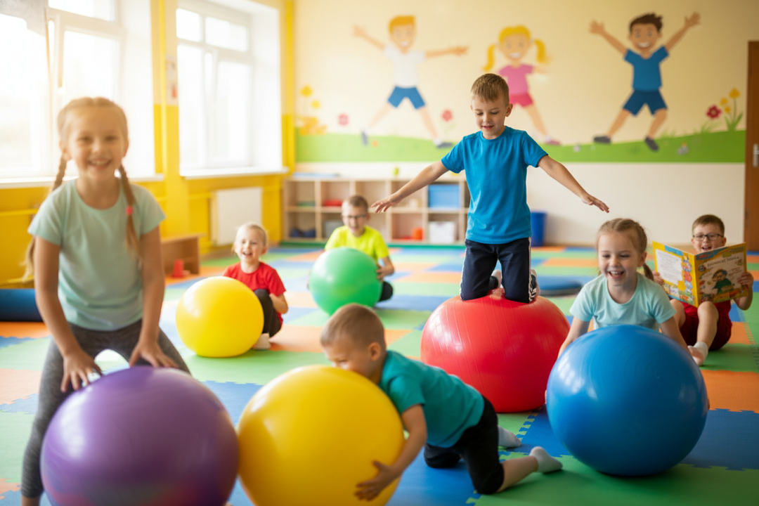 What Size Exercise Ball for Children? Age & Height Sizing Guide – Trideer